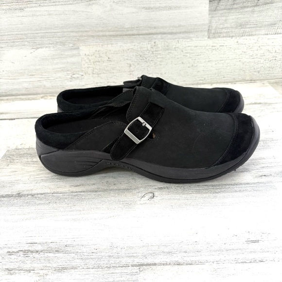 Merrell | Shoes | Merrell Womens Size Encore Buckle Nubuck Leather Slip ...